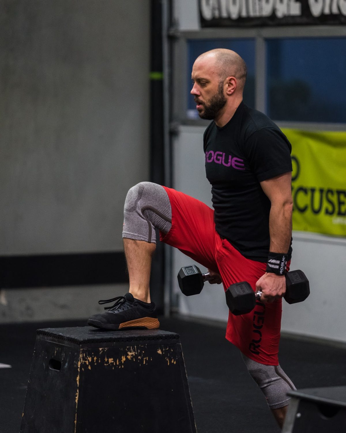 5 RFT: Double Unders, Walking Lunges and Weighted Box Step-ups ...