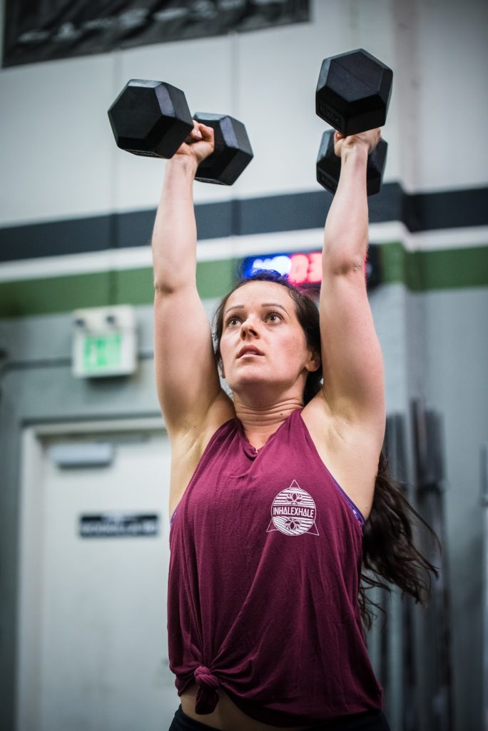 20 RFT: DB Thrusters, DB Power Cleans and DB Push Jerks – SNORIDGE CROSSFIT
