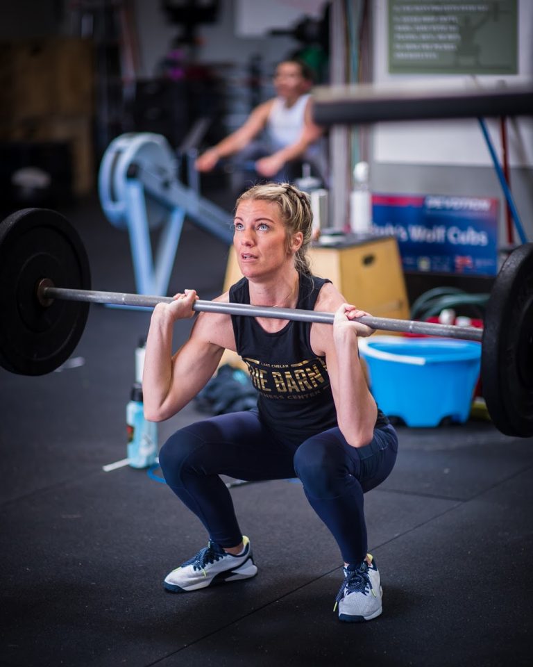 Weighted Strict Pull-up 3-3-3-3-3 & FGB Style – Row Calories, Thrusters ...