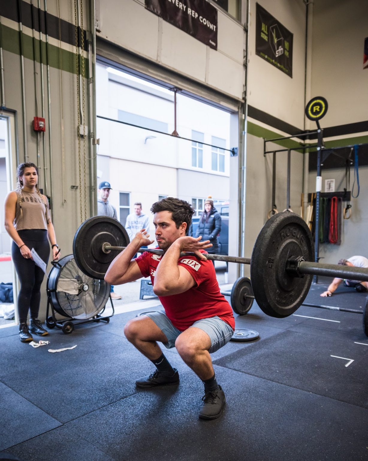 Front Squat 2-2-2 & 10-9-8-7-6-5-4-3-2-1: Front Squats, Box Jump Overs ...