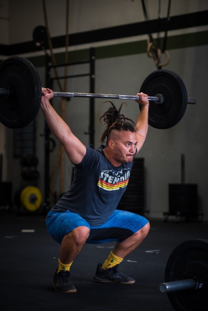 Team WOD: AMRAP 20 mins: Overhead Squats, Box Jumps, Toes-to-bars and ...
