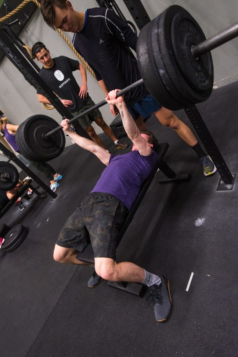 Bench Press 8-8-8-8 & AMRAP 20 mins: Rows, Sit-ups and Burpees ...