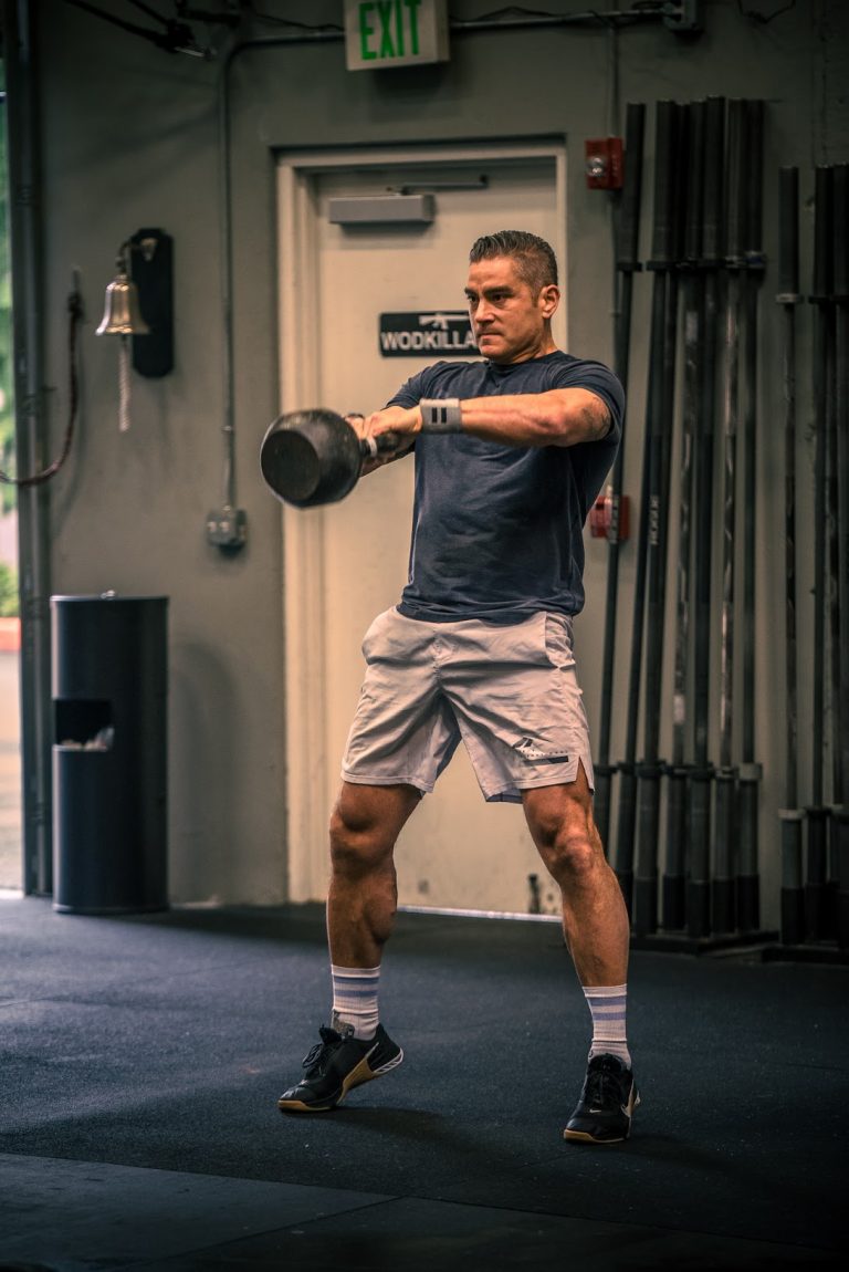 Squat Clean Thruster 1-1-1-1-1 & 7 RFT: Thrusters, Kettlebell Swings ...