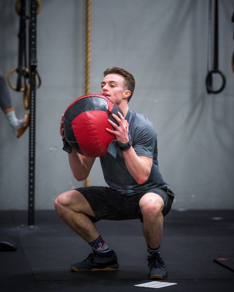 Push Press 1RM & 10 RFT: Med Ball Cleans and Handstand Push Ups ...