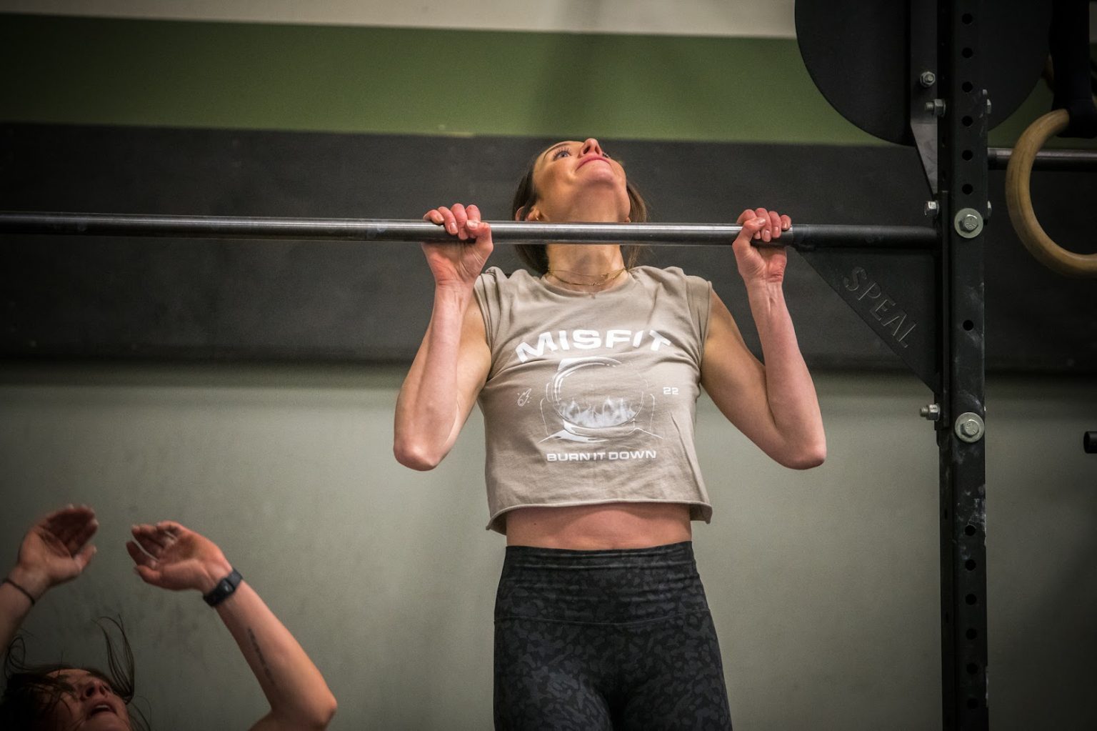 Team WOD: AMRAP 20 mins: Burpee Pull-ups, Rows, Power Cleans, and Rows ...